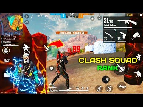 Playing CLASH SQUAD Rank with Random players- op Booyah ll Free fire ll SAMIRAN FF - YouTube