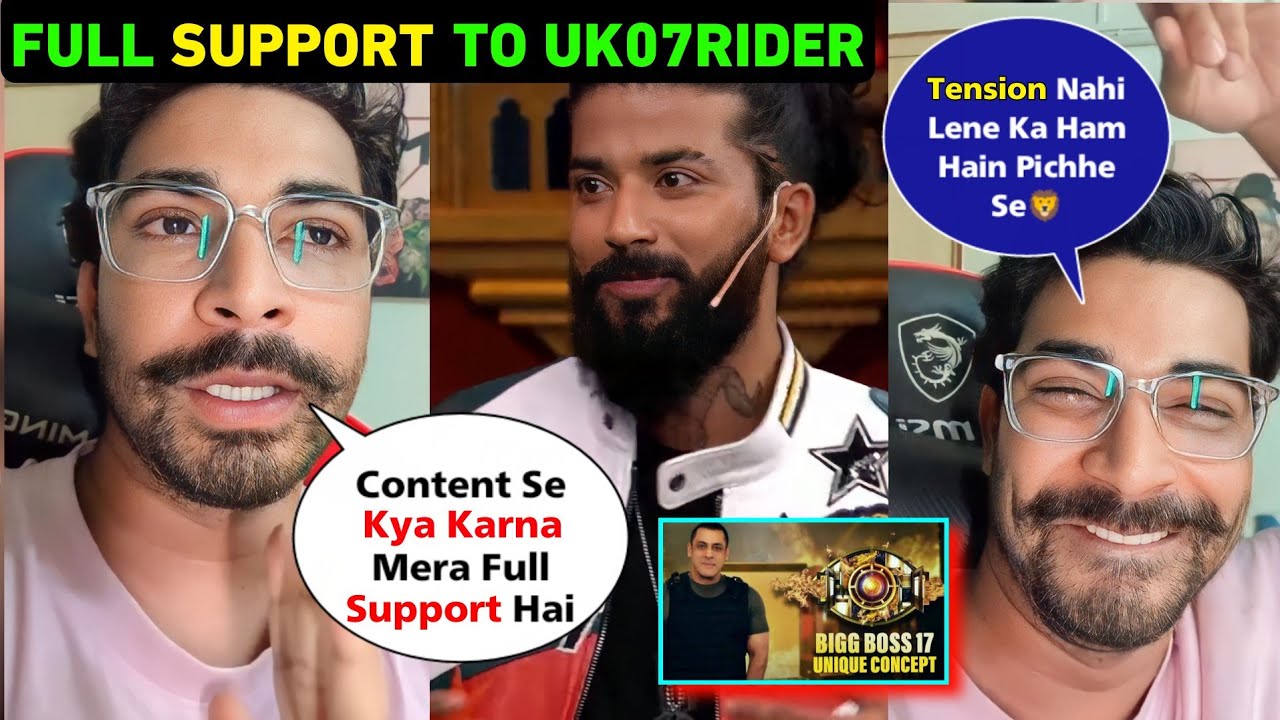 Moto Vlogger Msk Supporting Uk07 Rider Aka Anurag Dobhal In Whole Bigg ...