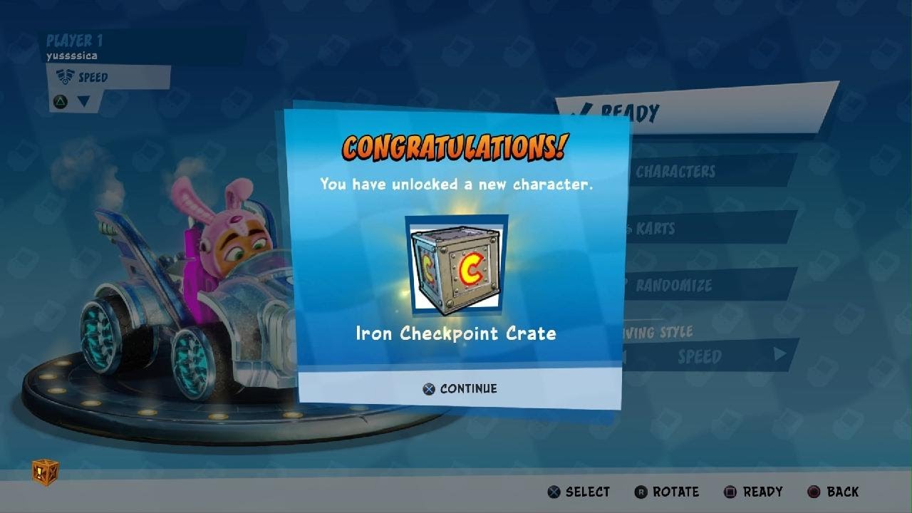 Beenox Crate Character Unlocked - Crash Team Racing Nitro-Fueled - YouTube