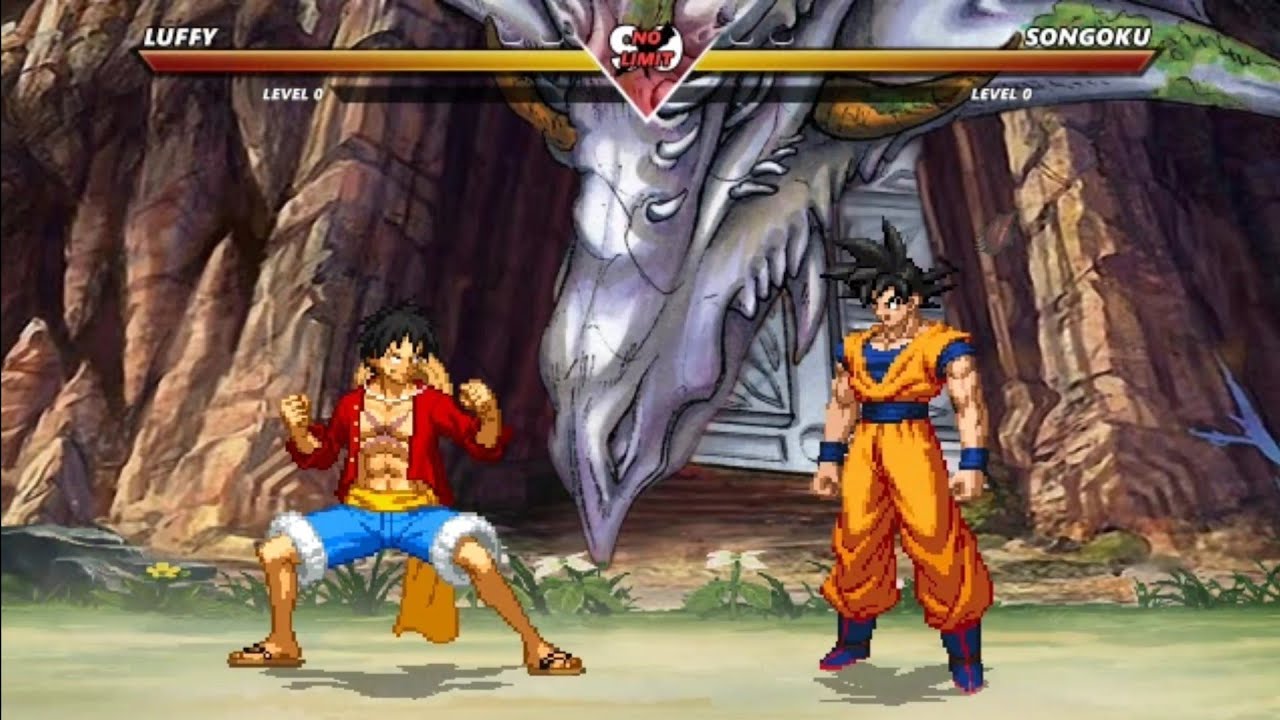 Monkey D Luffy vs Son Goku - High level insane fight ! - YouTube