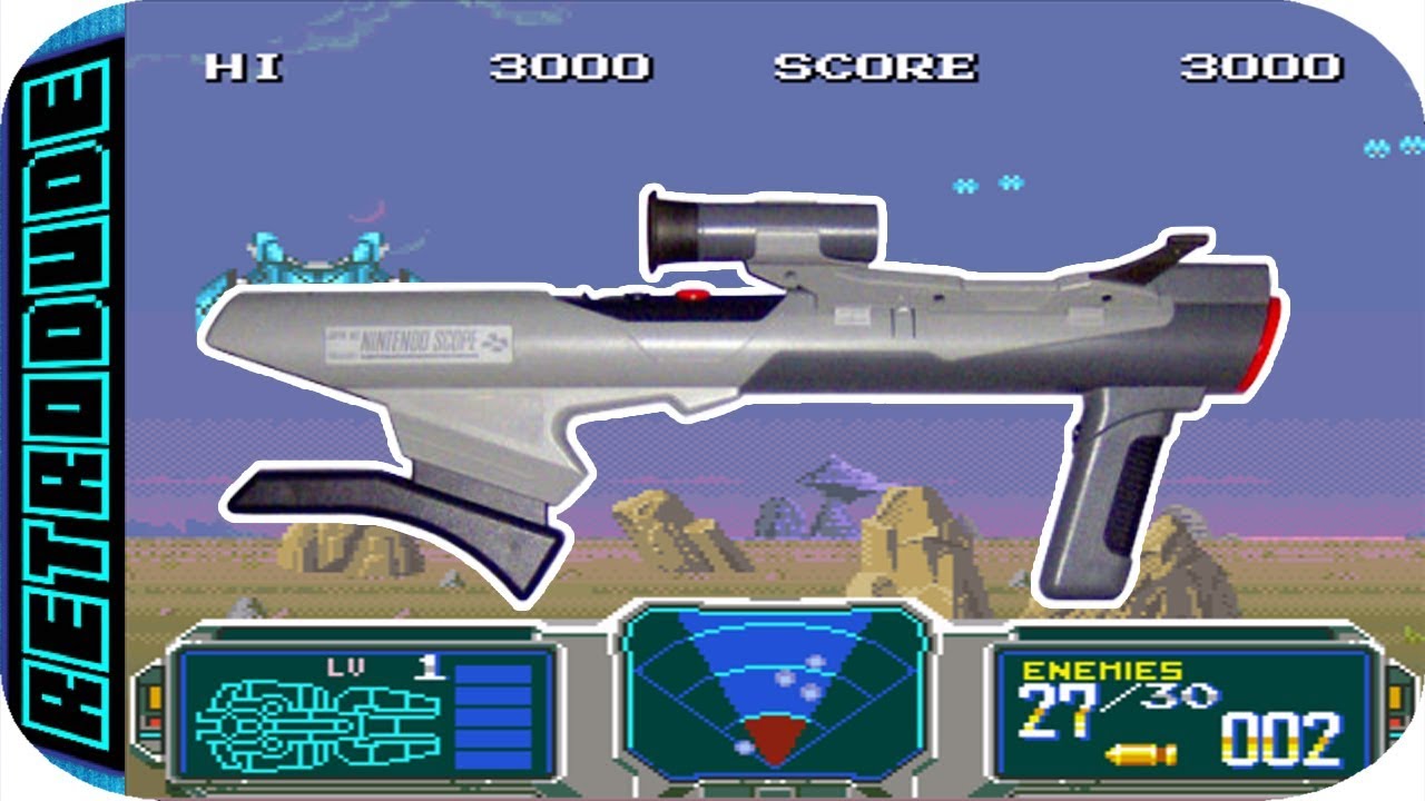 Playing SNES Nintendo Scope 6 {Gameplay} - YouTube