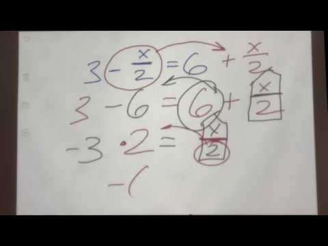 Negative Variable Equations - YouTube
