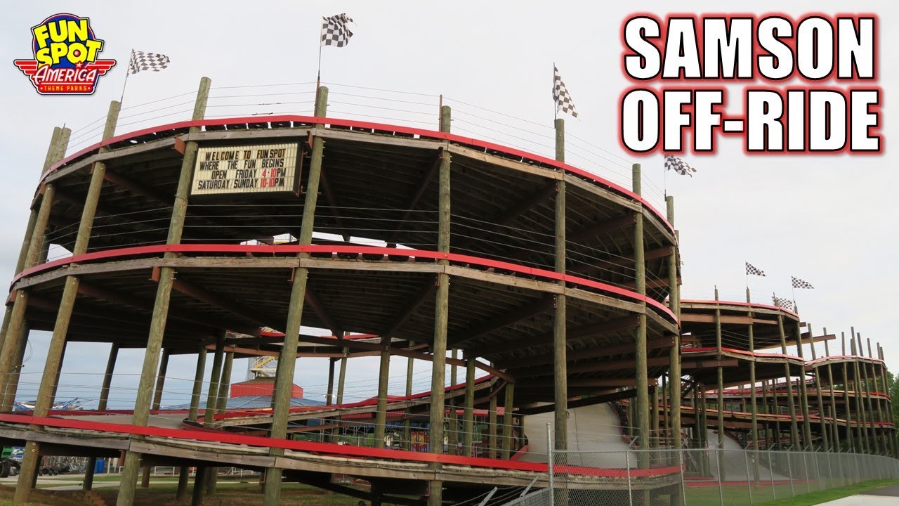 Samson Off-Ride Footage, Fun Spot Atlanta Multi-Level Go Kart Track ...