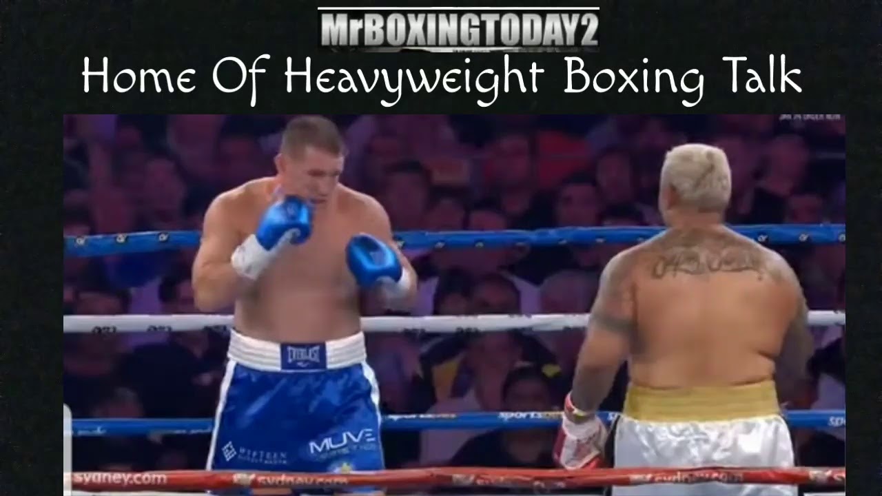 Mark Hunt vs Paul Gallen 🔴LIVE Commentary (No footage) Heavyweight ...