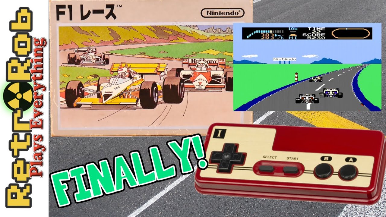 🕹️ Famicom F1 Race Unboxing and Gameplay 🕹️ - YouTube