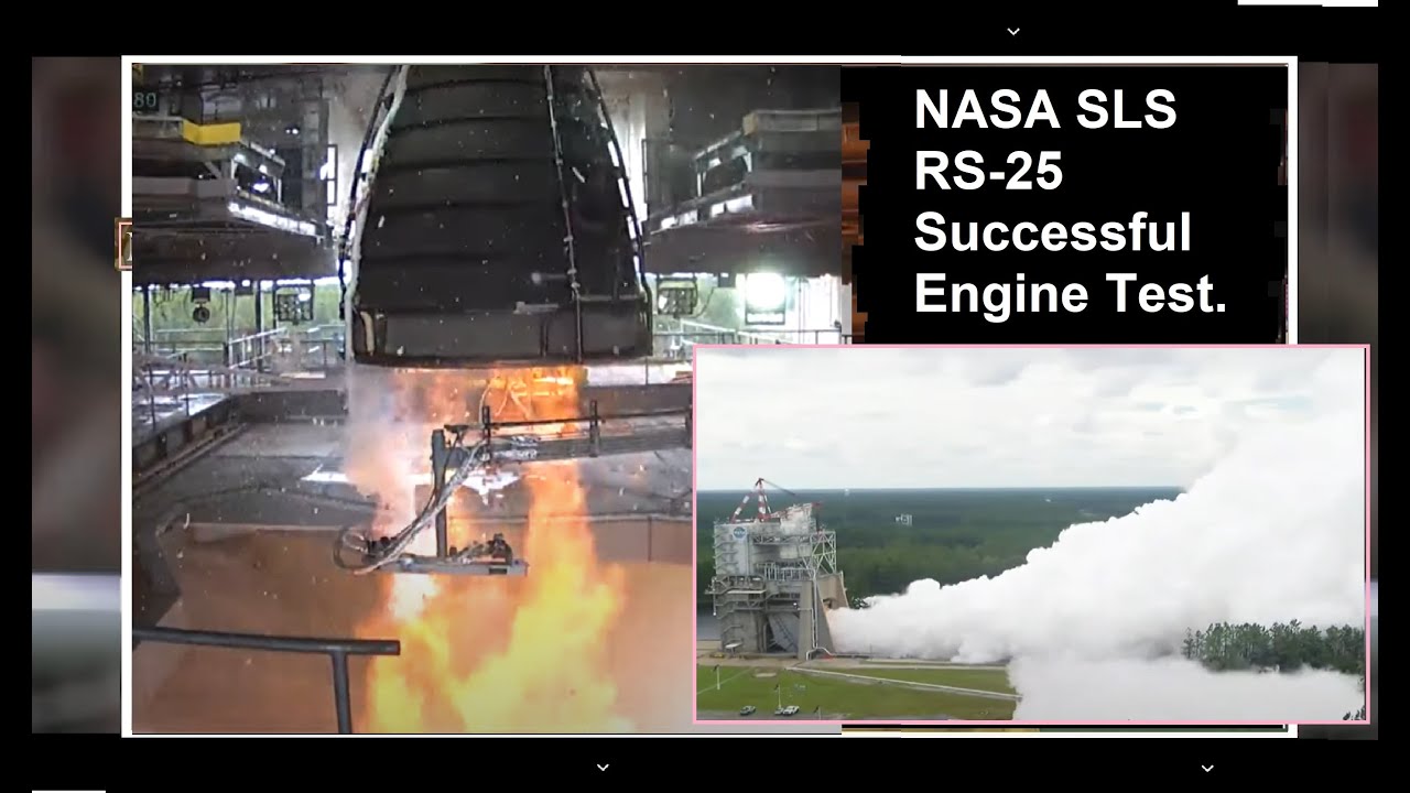 NASA SLS RS-25 Successful Engine Test, 30 September 2021 - YouTube