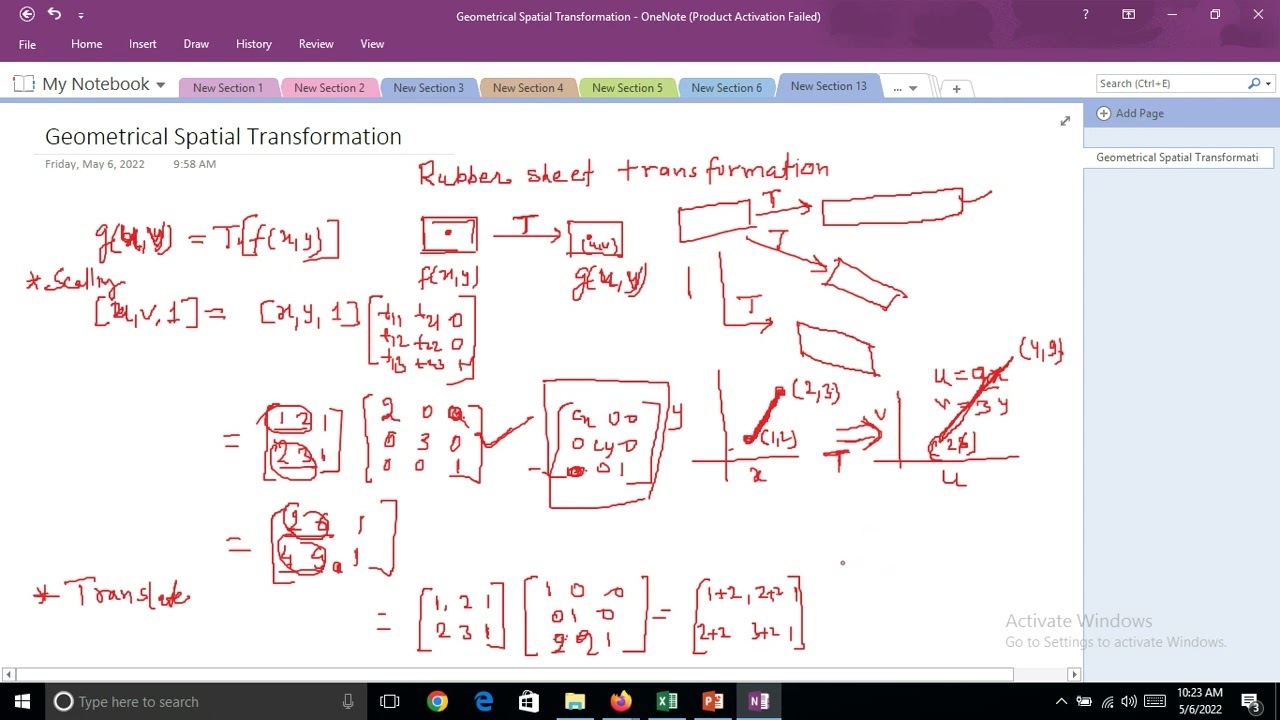 Geometric Spatial Transformation - YouTube