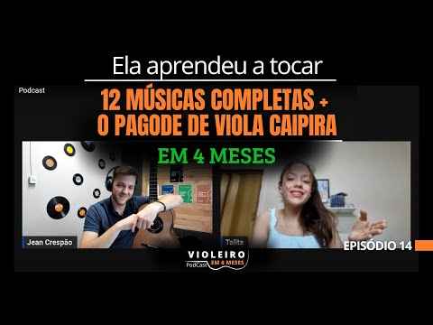 PodCast VIOLEIRO EM 6 MESES - Ep14 - Aluna Talita (Comunidade da Viola Caipira)