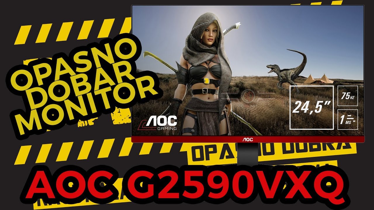 AOC G2590VXQ 24.5" Gaming monitor - YouTube
