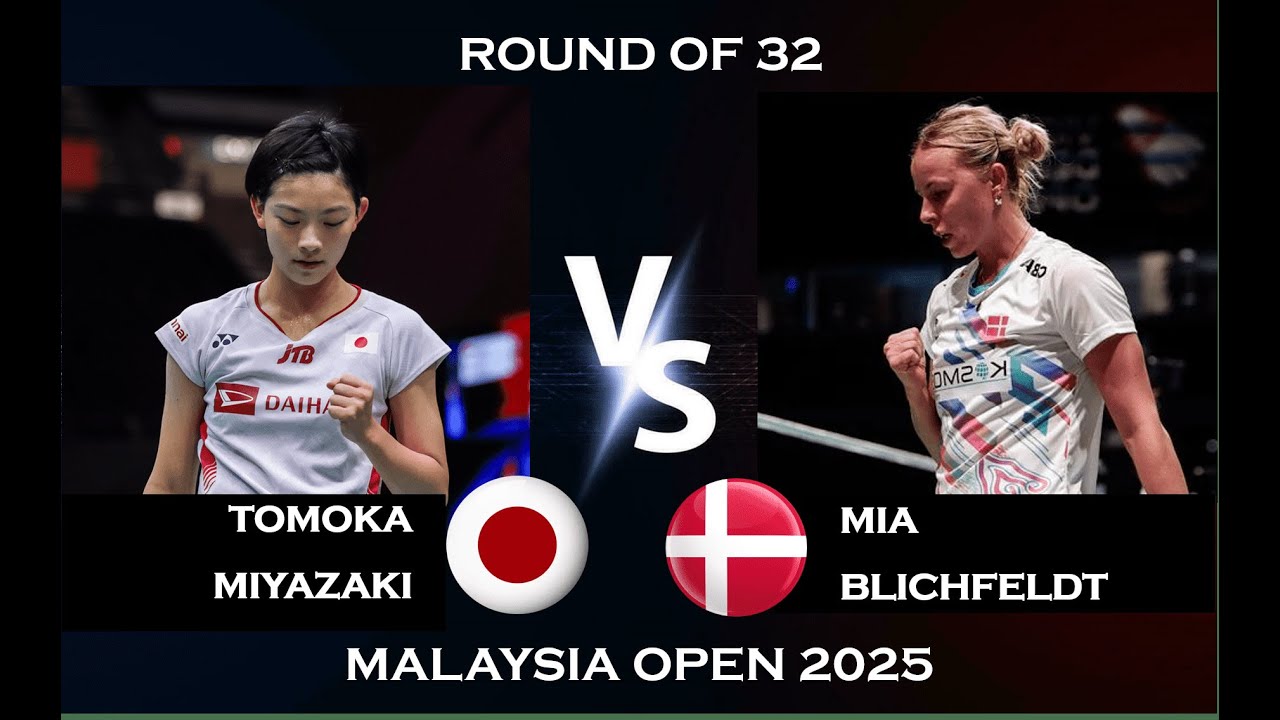 R32 | WS | Tomoka Miyazaki (JPN) vs Mia Blichfeldt (DEN) | PETRONAS Malaysia Open 2025 - YouTube