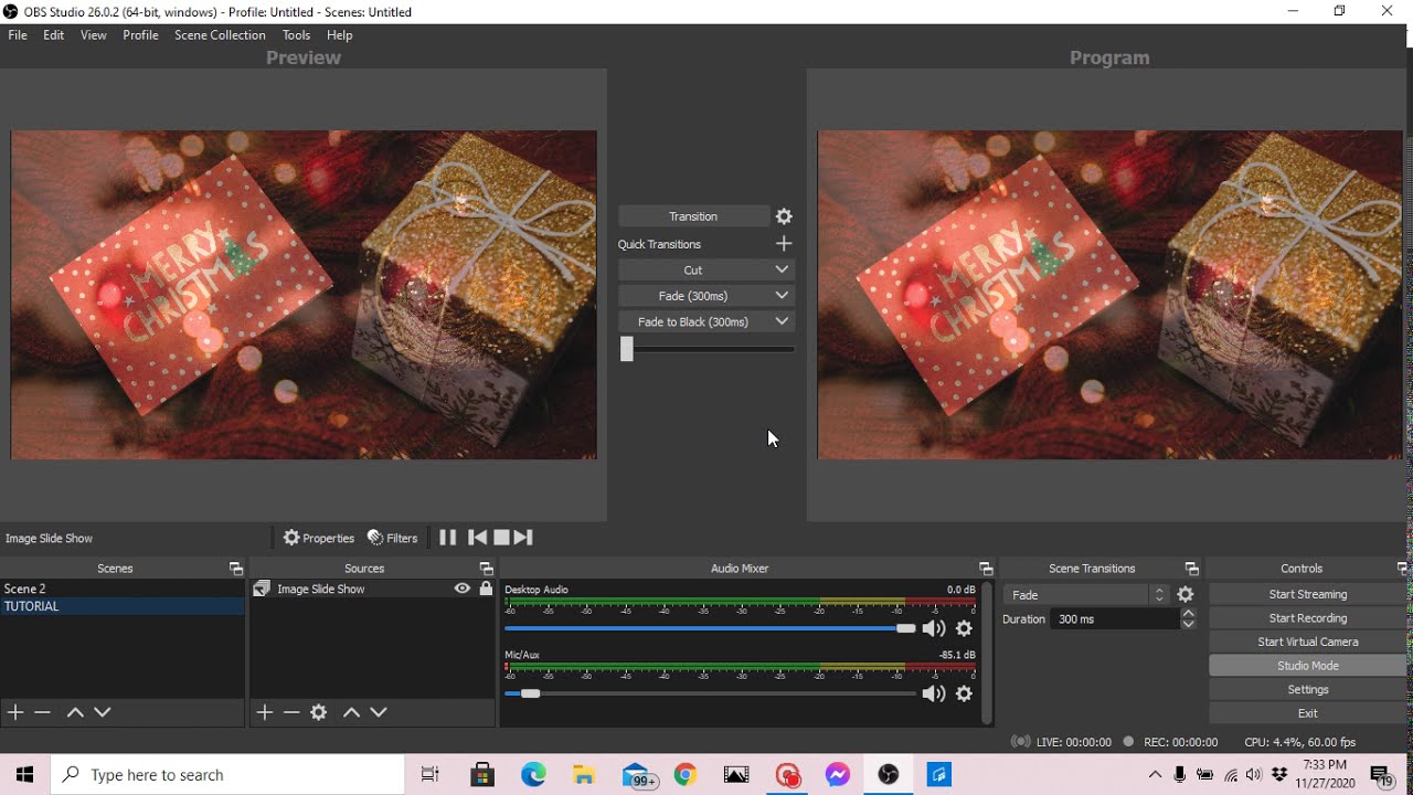 Image Slide Show TUTORIAL on OBS STUDIO / Arlee Leigh - YouTube