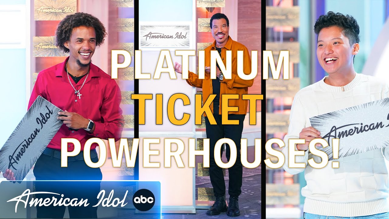 Every Platinum Ticket Winner Reveal! - American Idol 2023 - YouTube