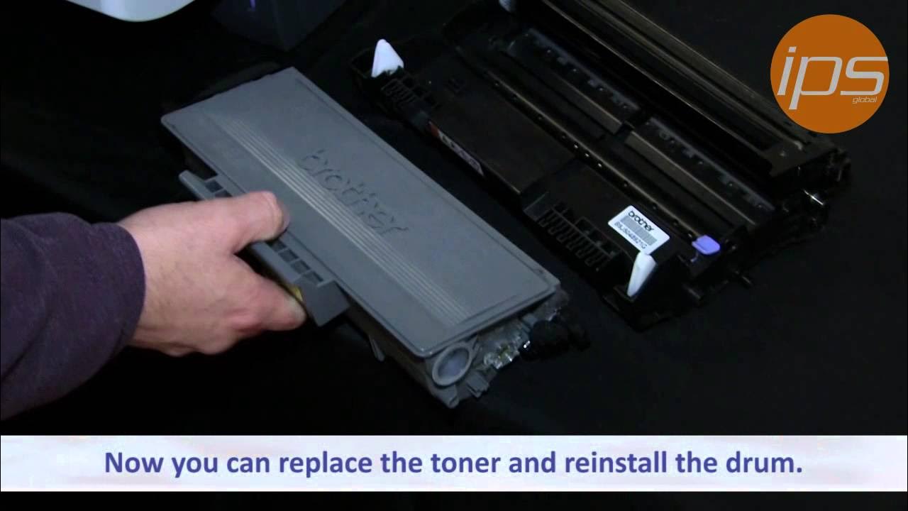 Removing & Replacing the Drum and Toner on a Brother Printer - YouTube