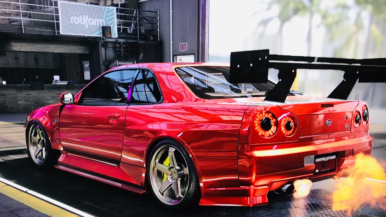 Need for Speed Heat|Nissan GT-R r34 - YouTube