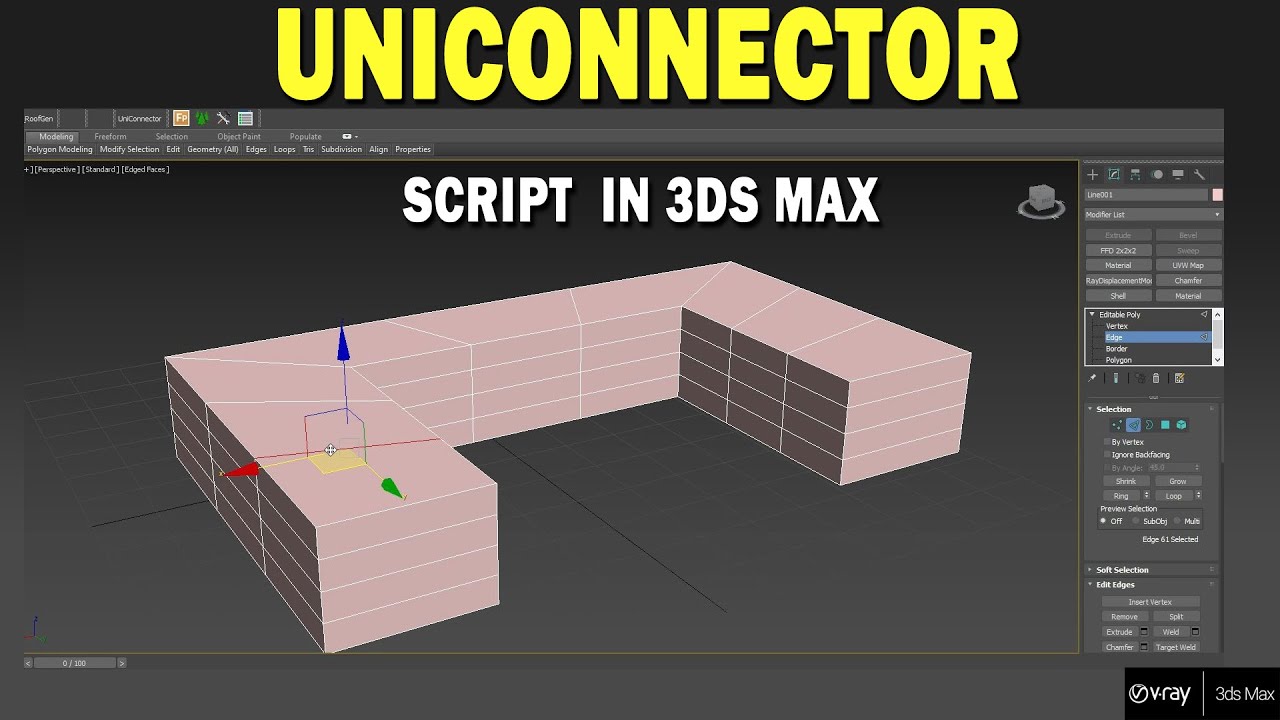 How to use Uniconnector Script in 3ds max - YouTube