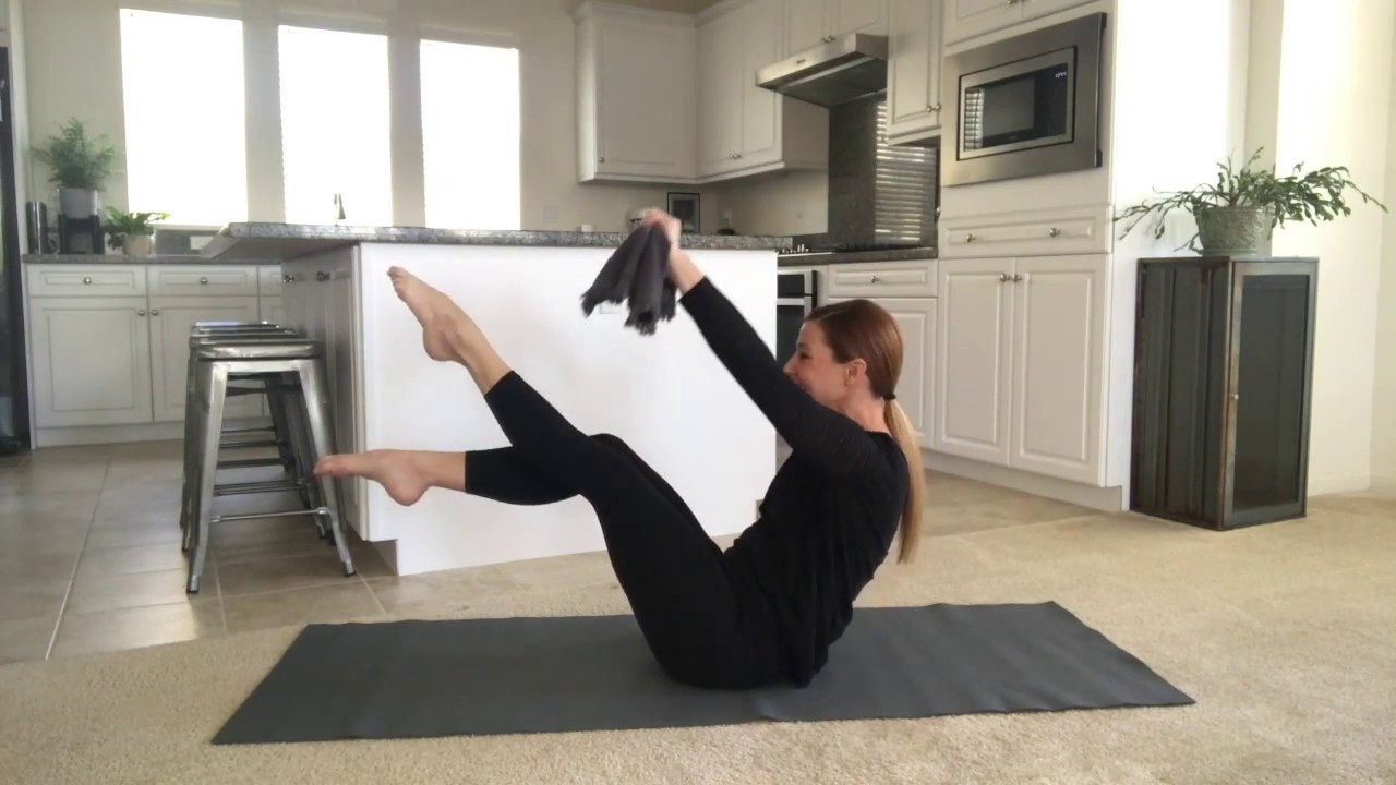 Barre Fusion #2 - Pilates based at Home Workout - 50 minutes - YouTube
