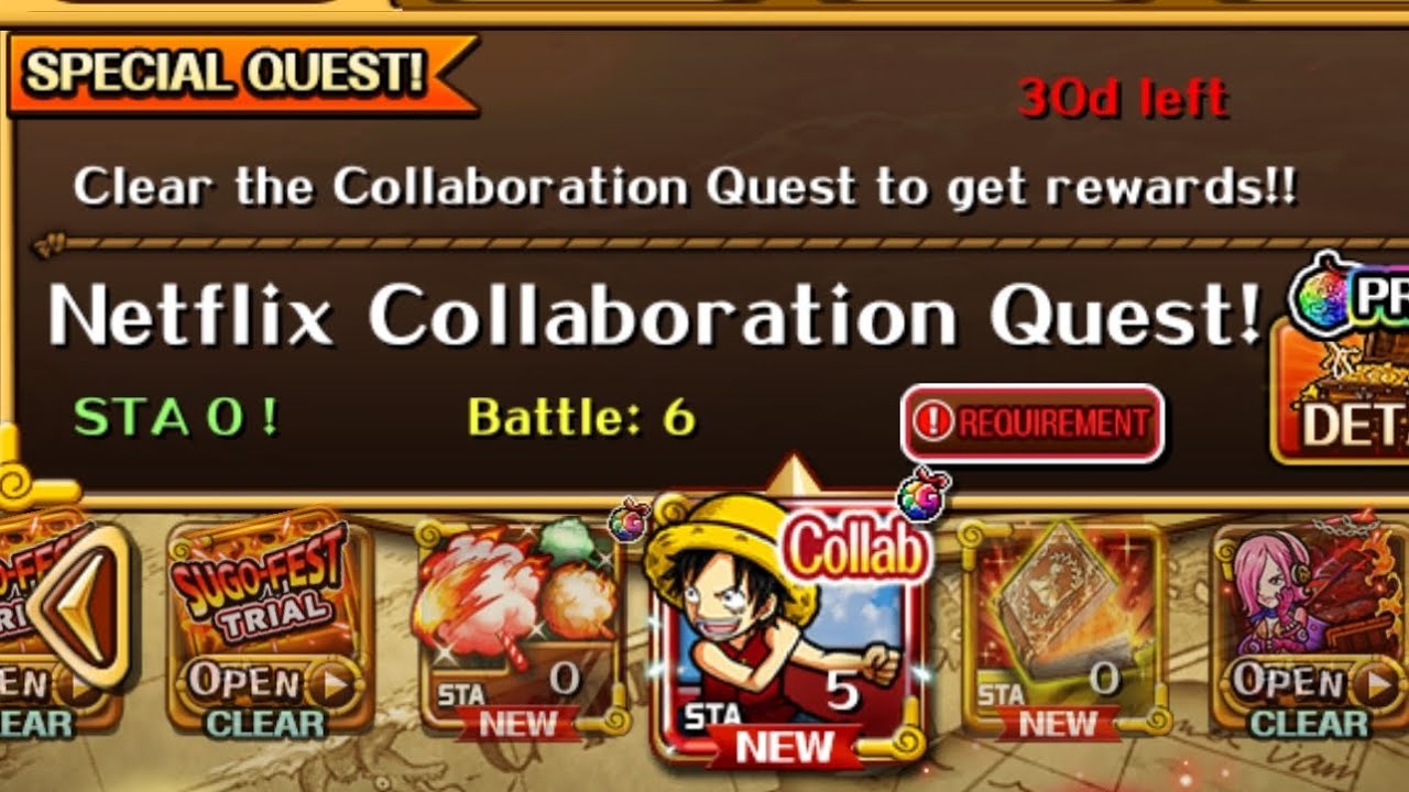 ONE PIECE LIVE ACTION NETFLIX COLLAB QUEST GUIDE 💯😤☠️ - YouTube