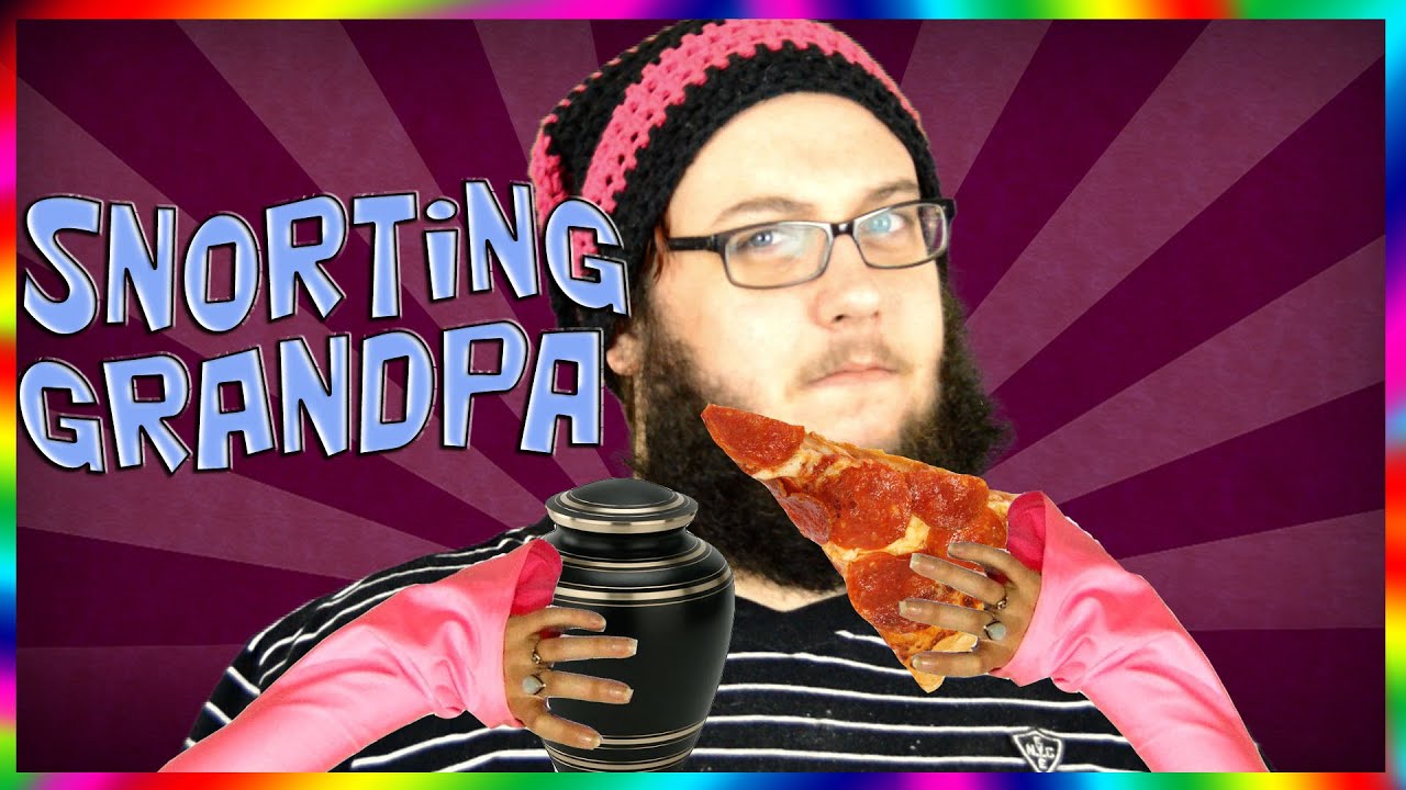 Snorting Grandpa - YouTube