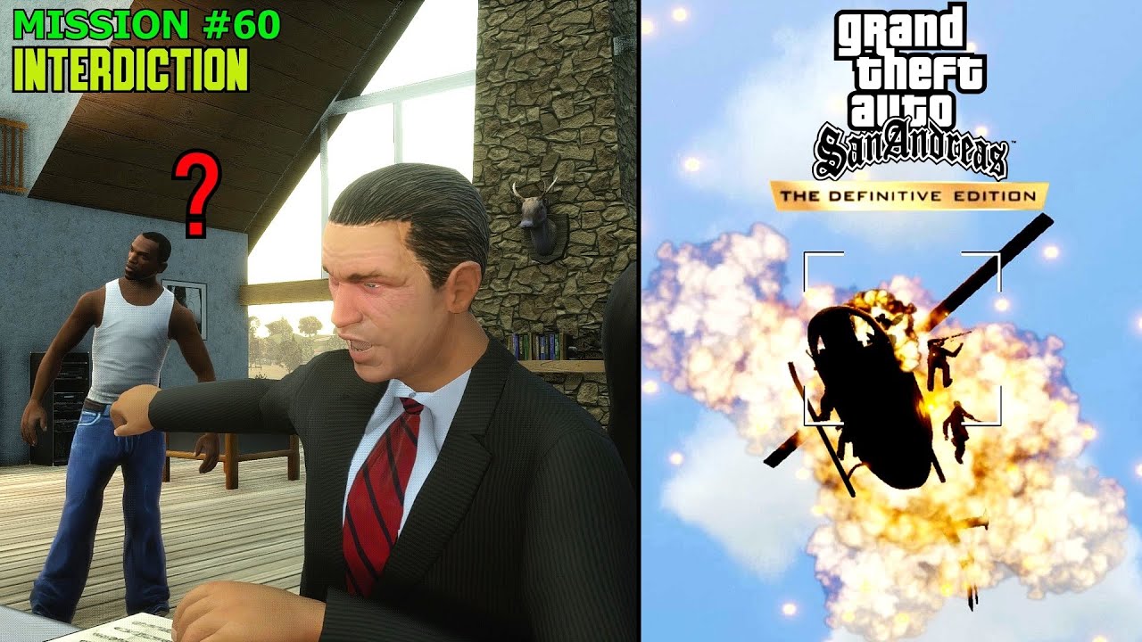 GTA San Andreas: Definitive Edition - Mission #60 - Interdiction - YouTube