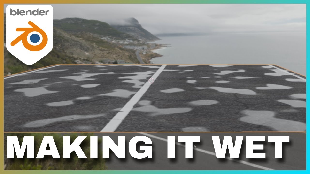 Making thing wet in Blender - Beginner how to tutorial - YouTube