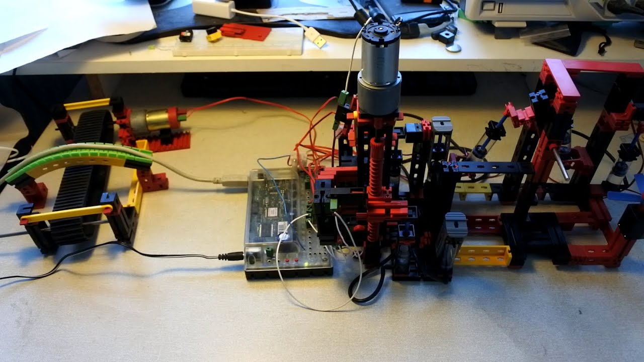 fischertechnik hydraulics #37 : Colour, wire & refills & screwpump ...