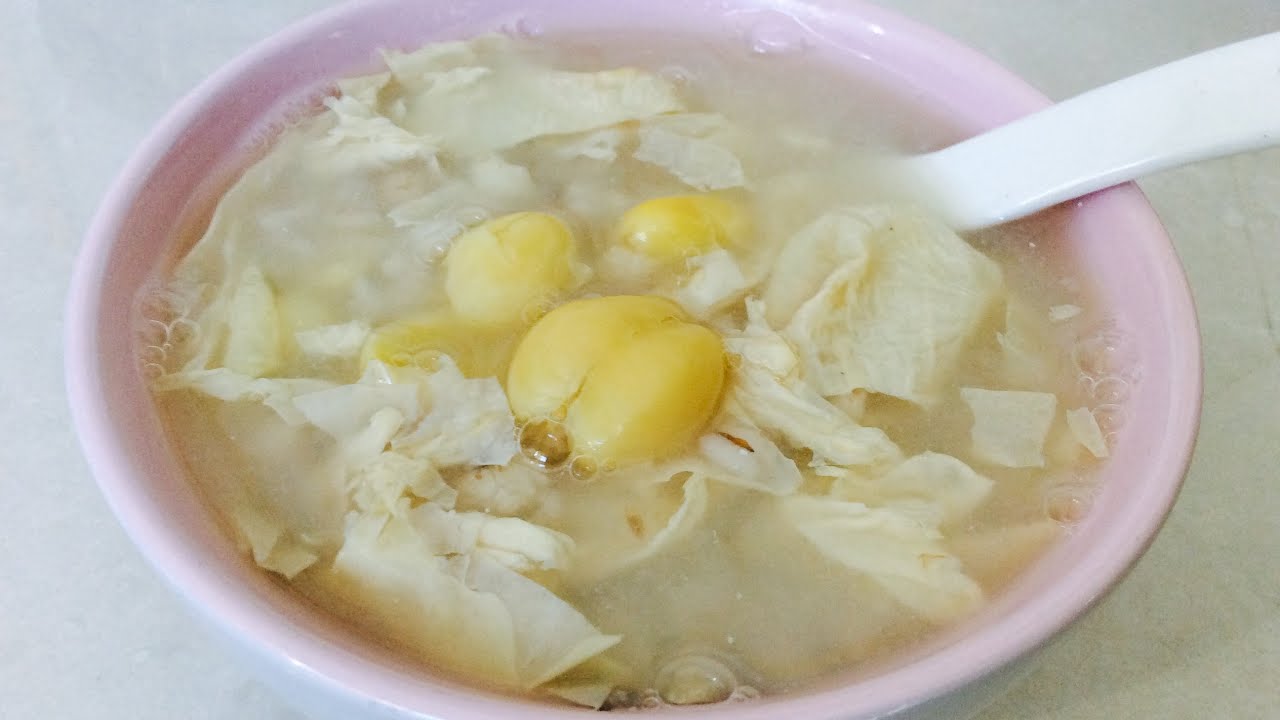 BARLEY GINGKO FUCHUK SWEET DESSERT SOUP/ Tong Sui - YouTube