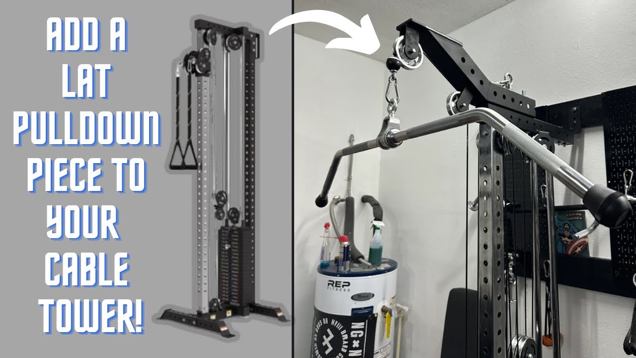 Add Custom Pieces To Your Cable Towers | Home Gym Product Hacks - YouTube