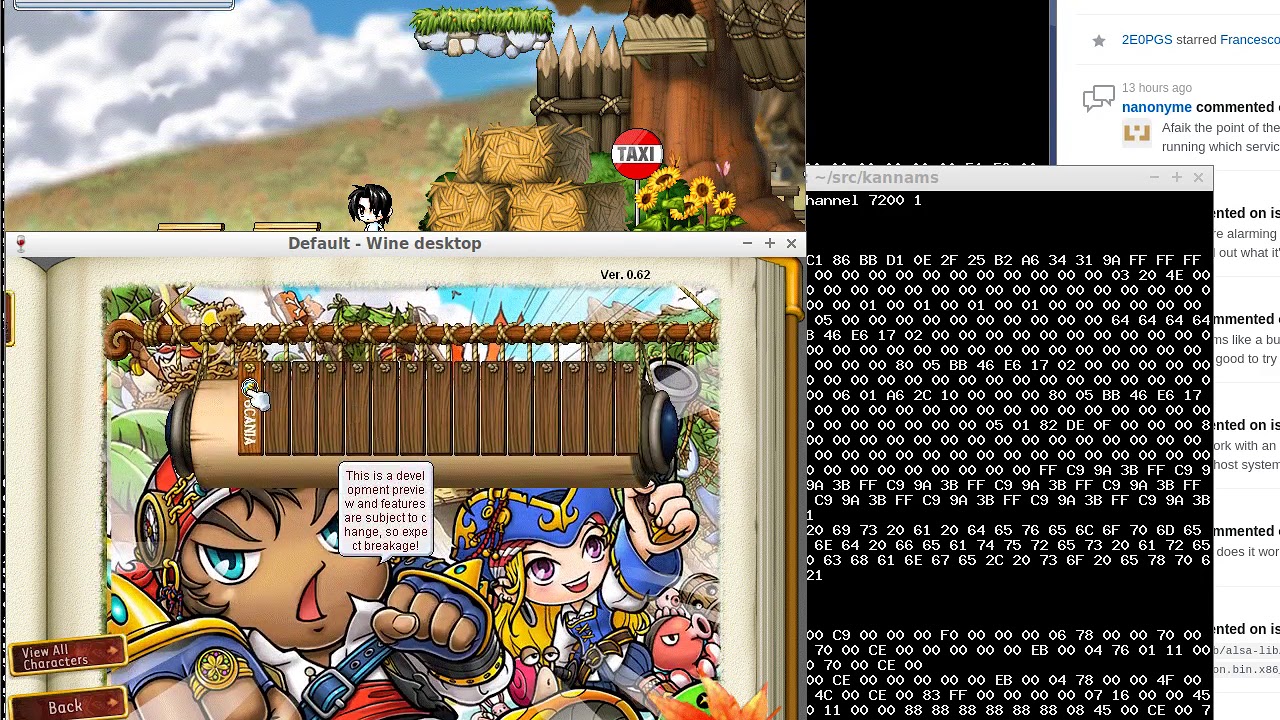 MapleStory v62 server emulator progress - movement sync & portals - YouTube