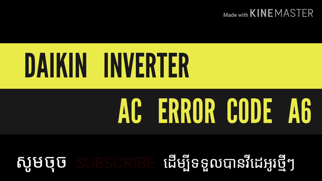 DAIKIN Inverter Error Code A6 DAIKIN Inverter Error Code daikin-inverter-error-code-a6-daikin-inverter-error-code