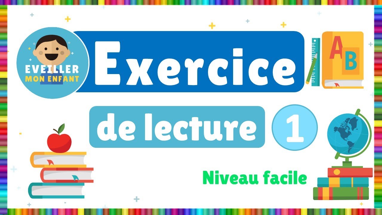 Exercice de lecture 1 - Niveau facile - YouTube
