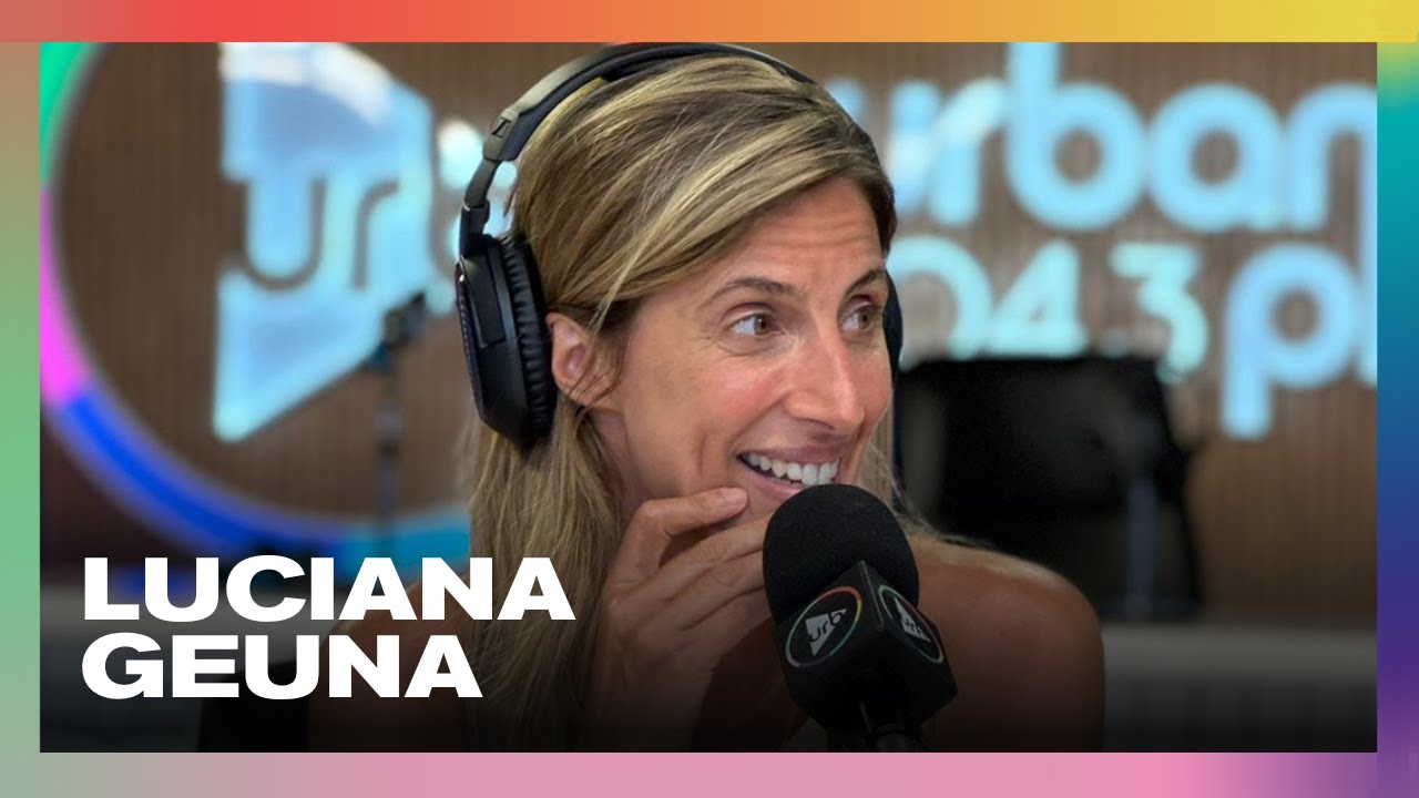 La periodista Luciana Geuna, por primera vez en #VueltaYMedia - YouTube