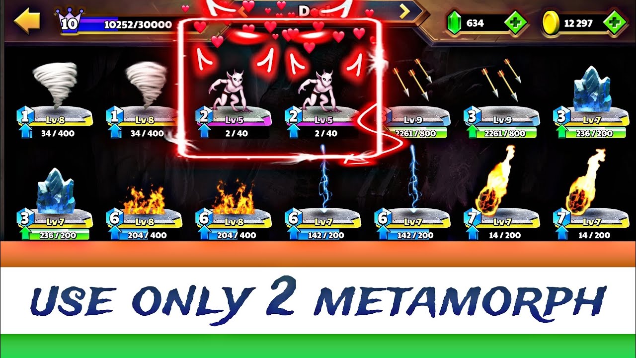 use only 2 metamorph challenge in castle crush ||#castlecrush - YouTube