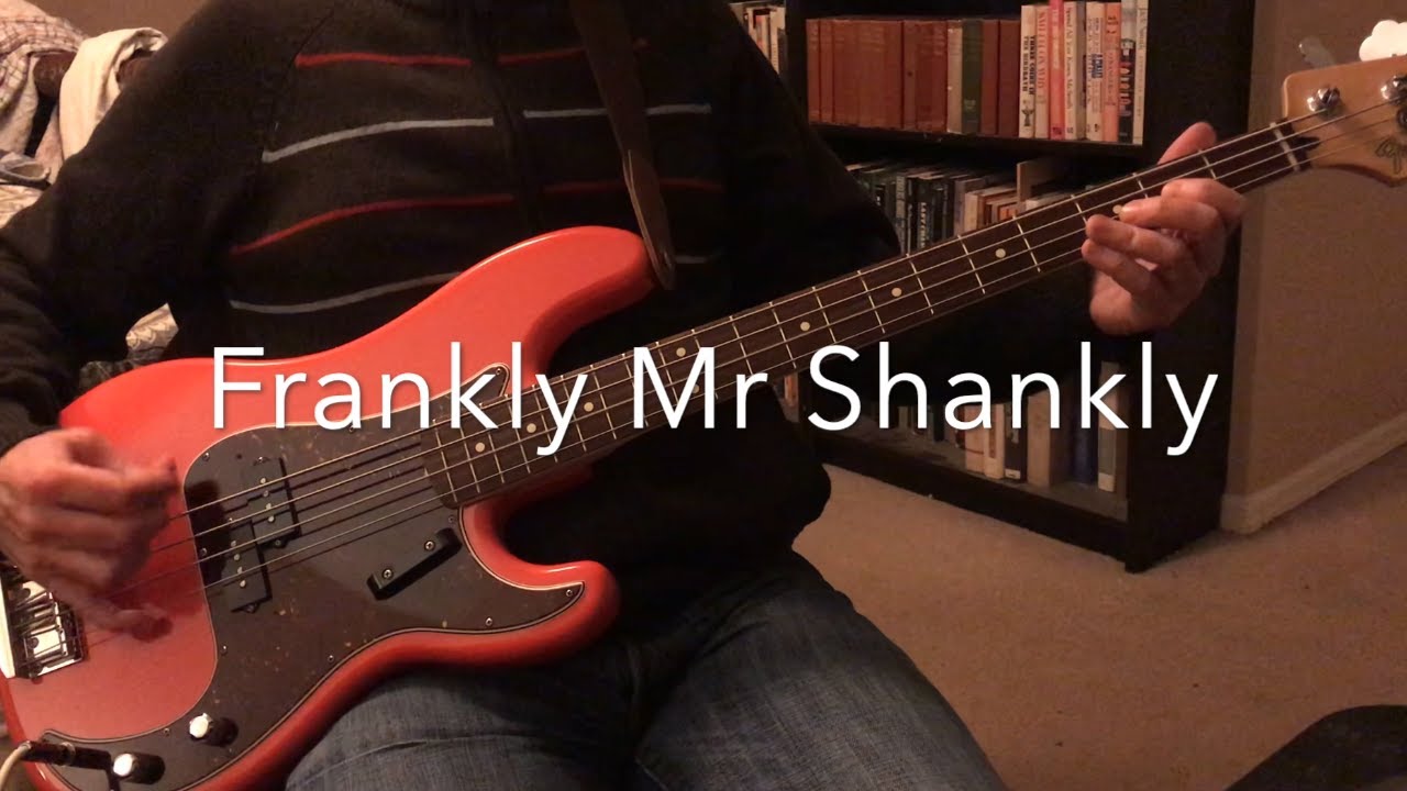 Frankly Mr Shankly BASS -The Smiths - YouTube