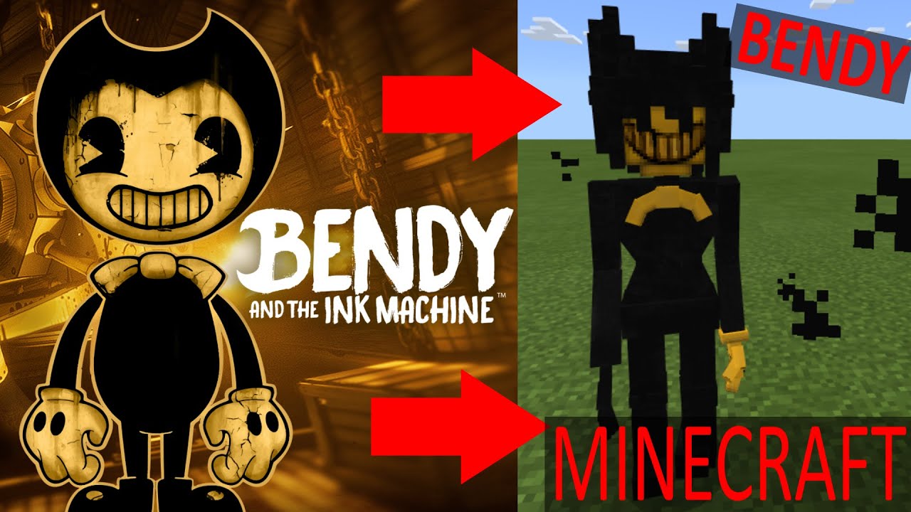 Minecraft Bendy and the ink machine - YouTube