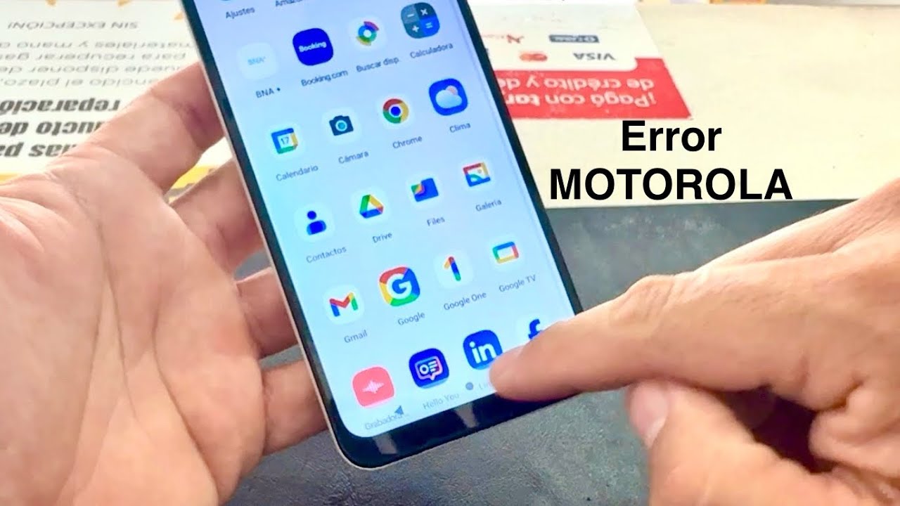 Error de SISTEMA MOTOROLA (SOLUCIÓN en 5 minutos) Todos los modelos 💪 ...