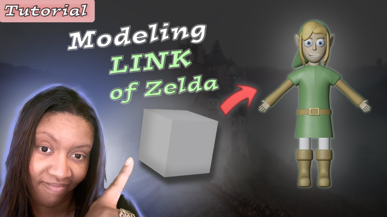 Blender 3d Modeling Tutorial for Beginners featuring Link of Zelda ...
