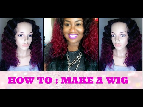 HOW TO : MAKE A FULL WIG W/ LACE CLOSURE - YouTube
