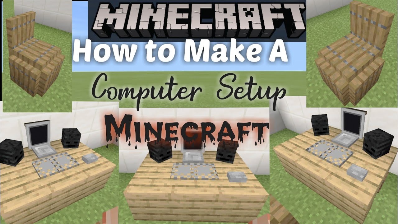 ||How_to_make_a_Computer_Setup_in_Minecraft || - YouTube