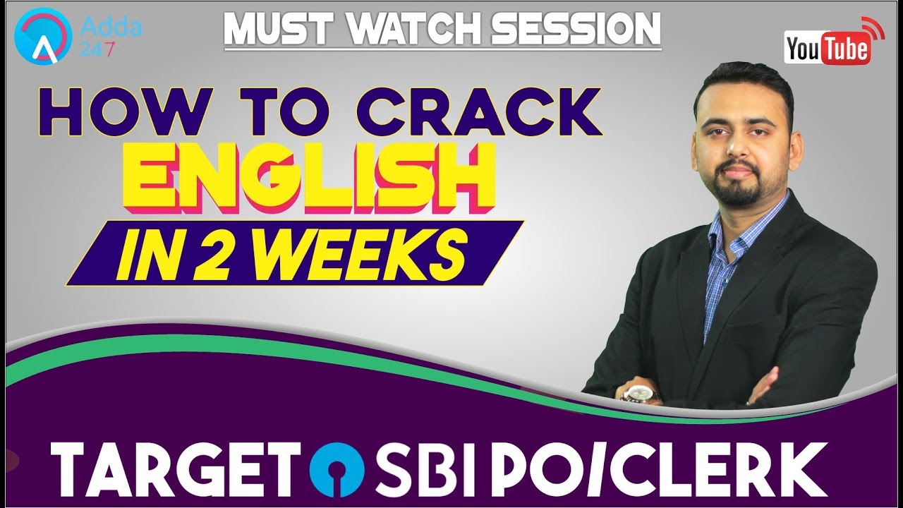 SBI CLERK How To Crack English In 2 Weeks Target Sbi Clerk Pre SBI CLERK How To Crack English In 2 Weeks Target Sbi Clerk Pre