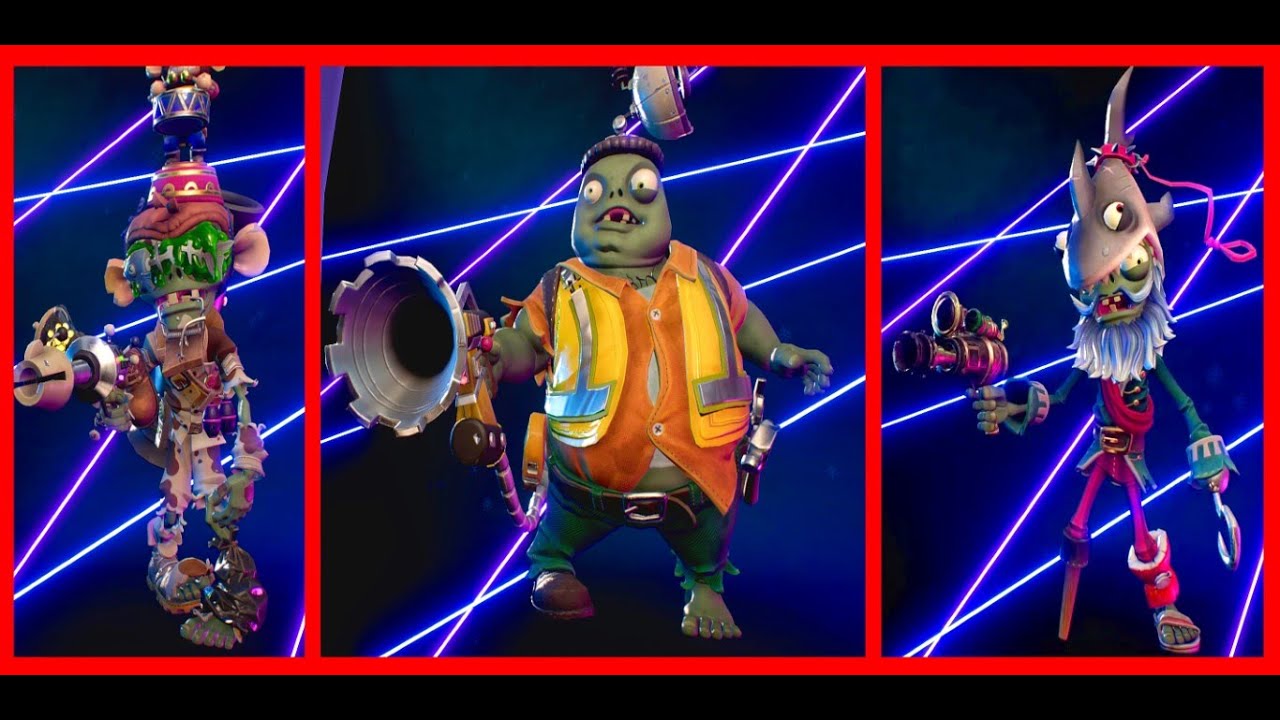 Plants vs Zombies Battle for Neighborville Captain Deadbeard + Engineer ...