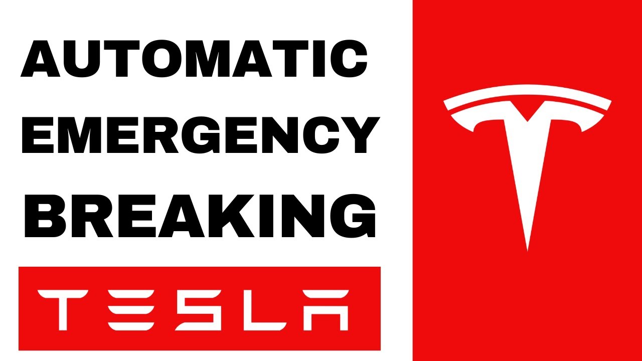 How to Enable Tesla's Automatic Emergency Braking - 2024 - YouTube