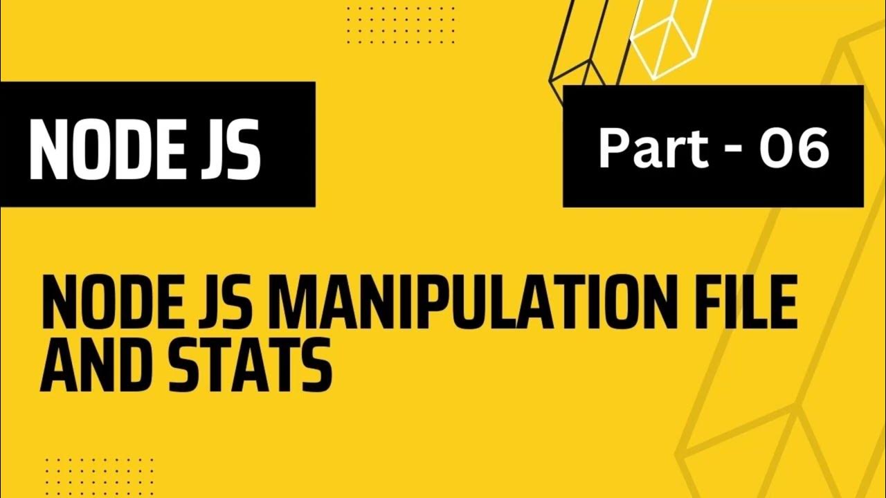Node js Manipulation file stats | Node.js Tutorial Bangla | Part -06 - YouTube