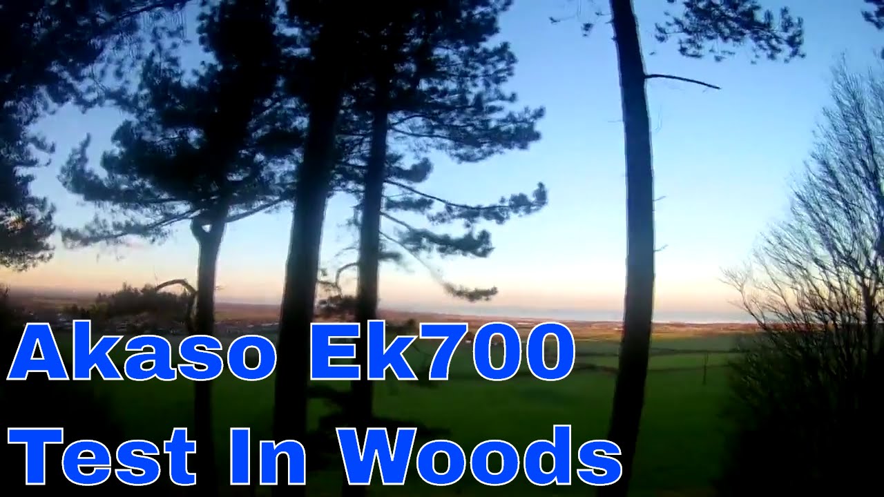 Cycling In My Local Woods With Akaso Ek700 4k Camera With Griggsy ...