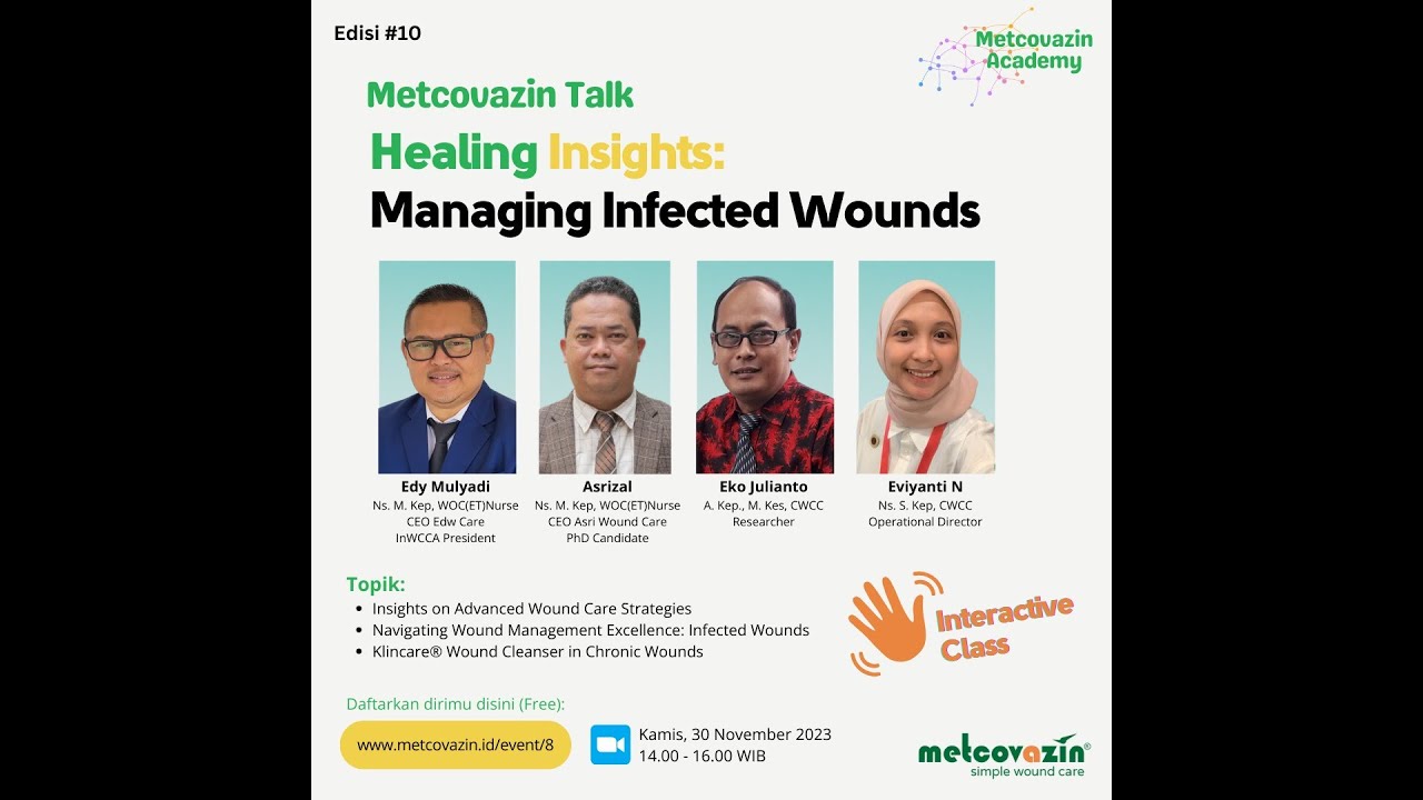 Metcovazin Talk : "Healing Insights: Managing Infected Wounds" - YouTube