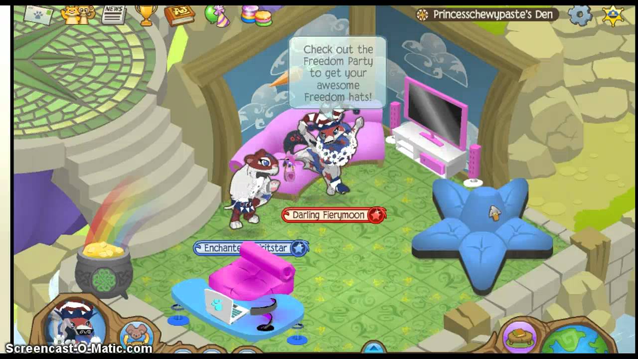 Animal Jam-Happy 4th of July! - YouTube