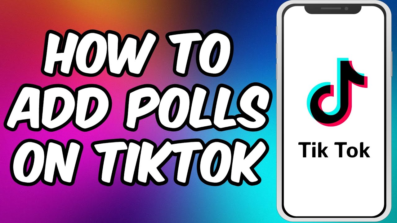 How To Add Polls On TikTok - YouTube