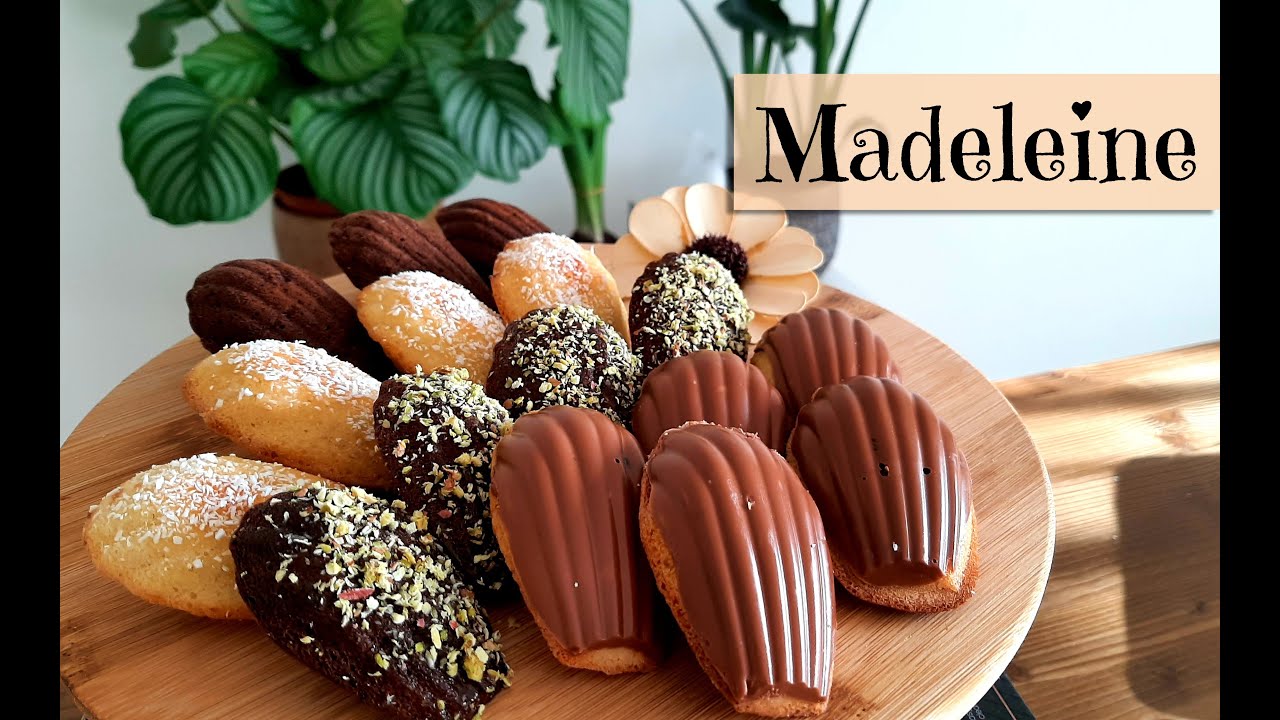 3 types delicate and delicious Madeleines with 1 recipe - YouTube