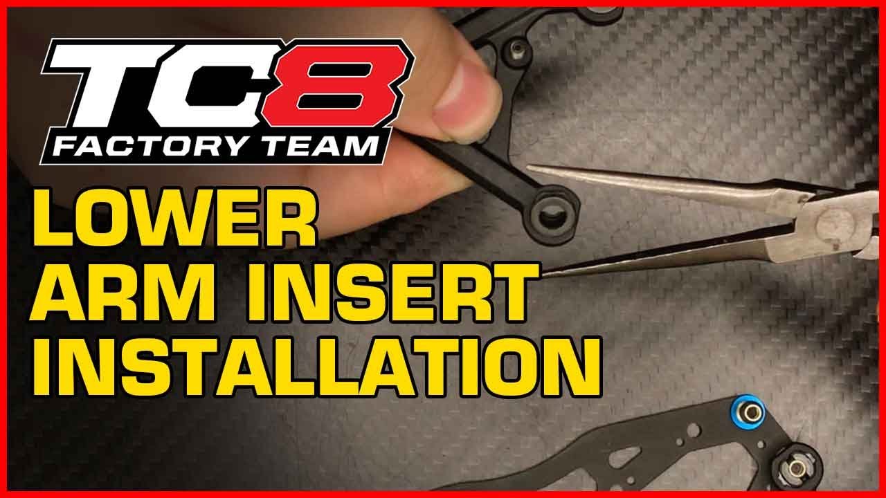 TC8 Lower Arm Insert Installation and removal - YouTube