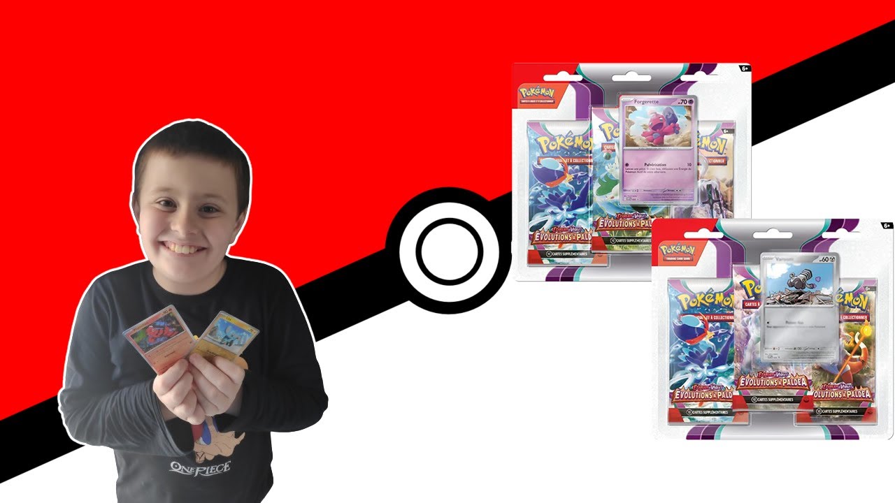 Ouverture/Opening Pokemon tri pack Evolutions a Paldea - YouTube