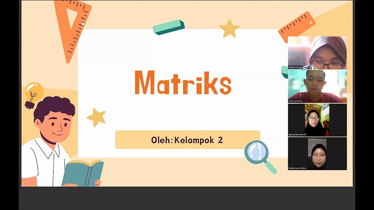 MATRIKS | PRESENTASI KELOMPOK 2 | MATEMATIKA TK. L - YouTube